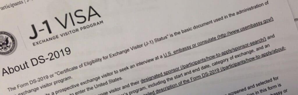 What is a DS-2019 - Visa Travels